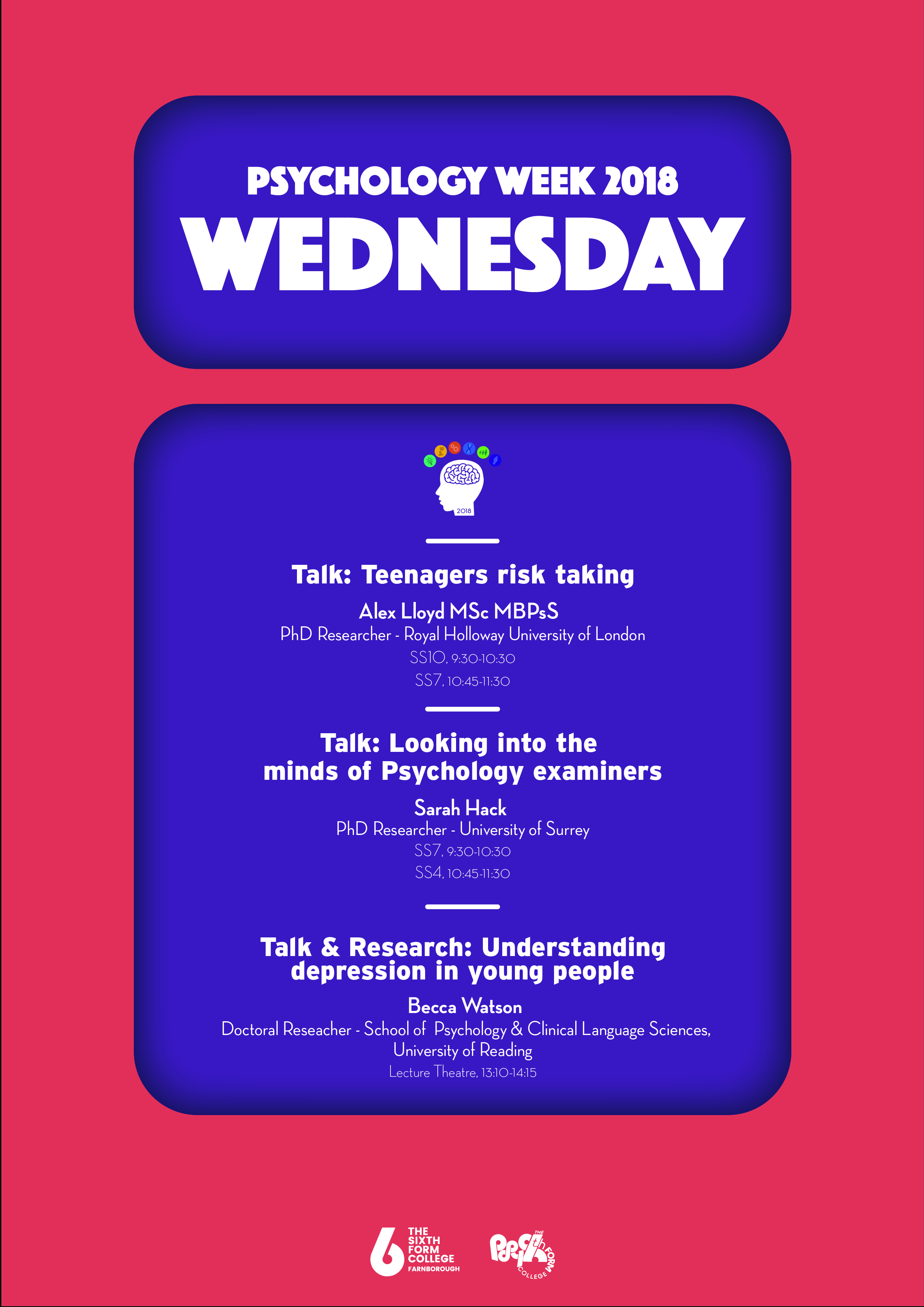 Psychology Week - The Sixth Form College Farnborough