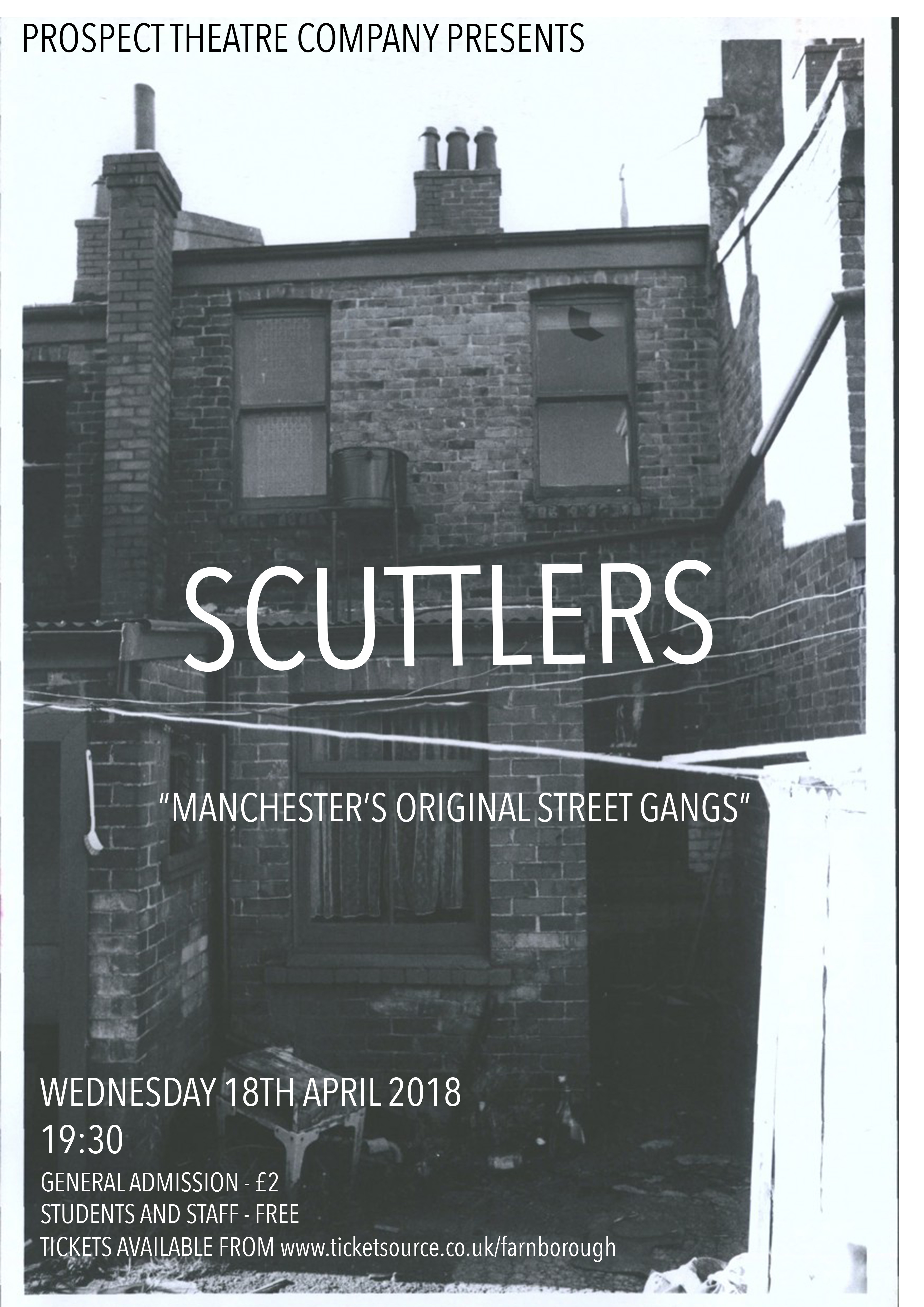 Prospect Theatre Company presents 'Scuttlers' - The Sixth Form College ...