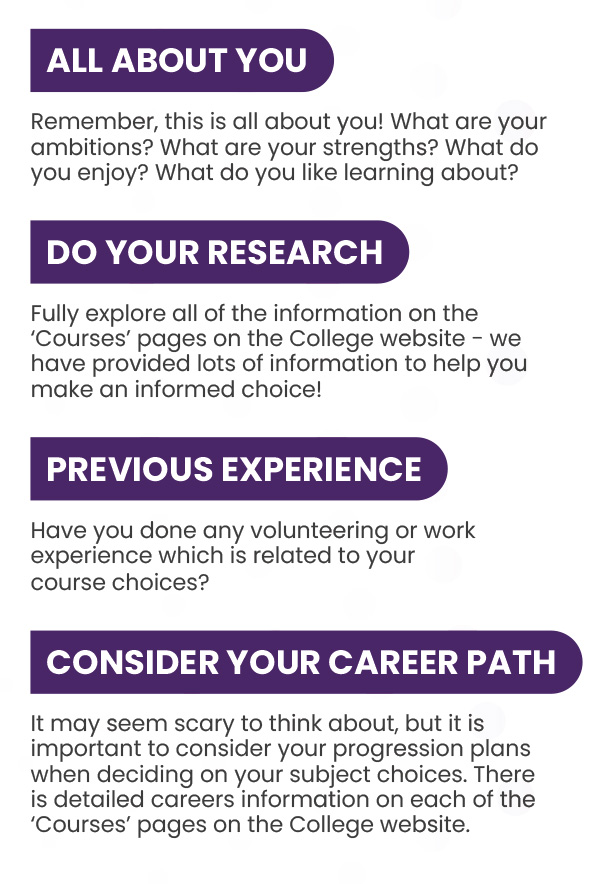 Courses - The Sixth Form College Farnborough